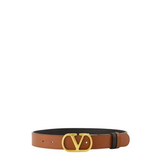 Valentino Garavani VLogo Signature Wendeg&uuml;rtel - - Accessories - Damen - Braun - 80 CM
