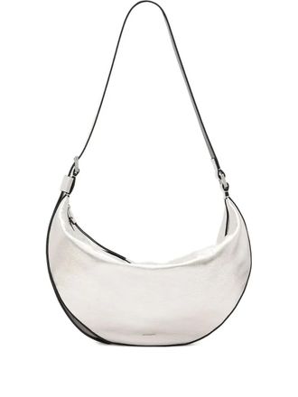 AllSaints sac porté épaule en cuir - Argent