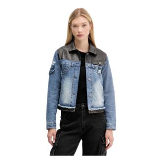 Desigual Damen, Jacken, Blau, XSGr&ouml;&szlig;e