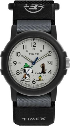 Timex unisex, Accessoires, Noir, Taille: ONE Size Expedition Camper 38mm Fast Wrap Watch