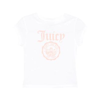 Sporty & Rich Jersey Logo T-Shirt - - Tops - Damen - Wei&szlig; - XS