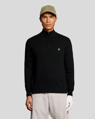 Lyle & Scott Golf Polyblend Quarter-Zip-Pullover