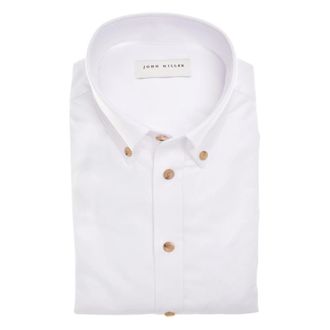 John Miller John Miller Wit 5142501 - - Shirts - Herren - Wei&szlig; - 4XL