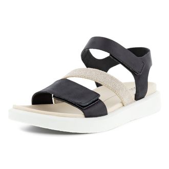 Ecco Damen Flowt W Sandals, Schwarz, 37 EU