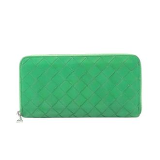 Bottega Veneta Portefeuille en cuir Pre-owned - Femme - Pre-owned - Vert - Taille: ONE Size