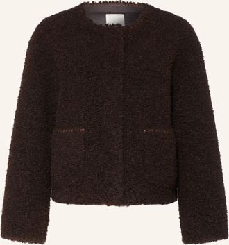 Sofie Schnoor Teddyfell-Jacke Junosw braun