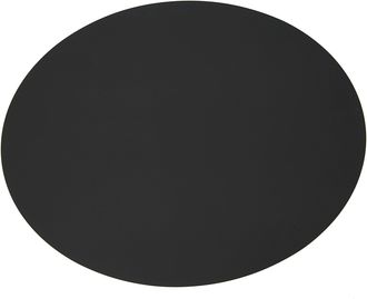 Lind DNA Tischset Table Mat Leder Softbuck Oval L schwarz 982842