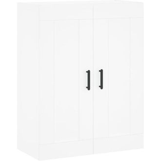 vidaXL Wandschrank Weiß 69,5x34x90 cm Holzwerkstoff vidaXL