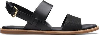 Clarks Womens Karsea Strap Sandal, Black Combi, 37 EU