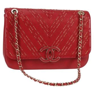Chanel Pre-owned Leder chanel-taschen - - Pre-owned - Damen - Rot - ONE SIZE