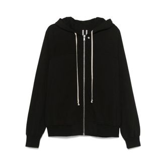 Rick Owens Homme, Sweatshirts et sweats &agrave; capuche, Noir, Taille: M SweaT-shirt Noir Zipp&eacute; avec Poches
