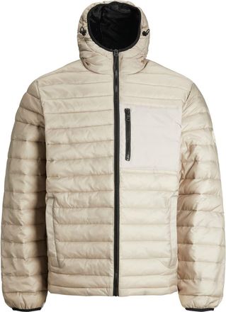 Jack & Jones Mens JCOHUNT Puffer Steppjacke, Cobblestone, XL