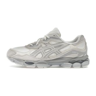 Asics Baskets R&eacute;tro Moderne Cr&egrave;me Gris - Homme - Chaussures - Gris - Taille: 43 1/2 EU
