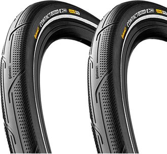 Continental 2x Contact Urban E50 Reflex 28x1,6 42-622 700x40C Reifen in Schwarz