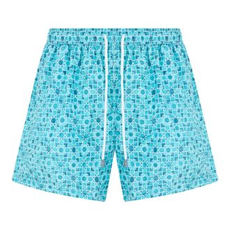 Fedeli Homme, Maillots de bain, Bleu, Taille: 2XL Madeira Swim Shorts