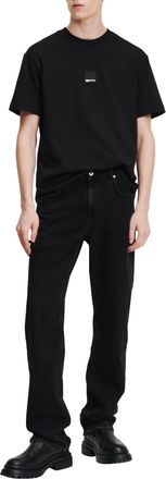 Karl Lagerfeld Herren, Straight Denim, Gerades Bein, Verwaschenes Schwarz, 2830