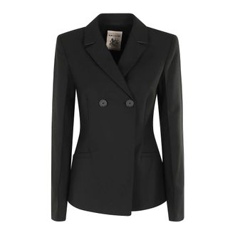 Semicouture Femme, Vestes, Noir, Taille: 38 FR Robe &Eacute;l&eacute;gante Minerva