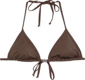 Diesel Femme, Maillots de bain, Brun, Taille: 36 FR Haut de Bikini Triangle