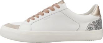 Geox Femme, Chaussures, Blanc, Taille: 37 EU Emmeleny Baskets basses