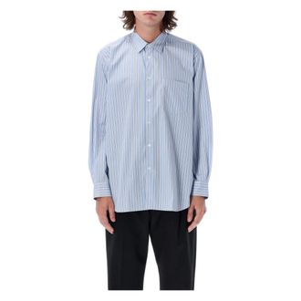 Comme Des Gar&ccedil;ons Homme, Chemises, Bleu, Taille: L Chemise &agrave; Rayures Bleu Clair