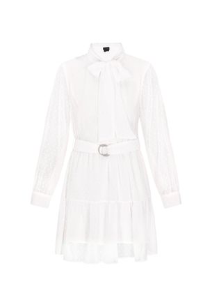 Dreimaster Dreimaster Kleid Frauen Wei&szlig;