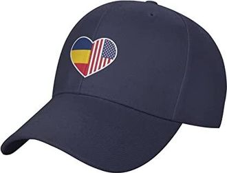 Generic Casquette De Baseball Jaime LAm&eacute;rique Et Le Tchad Bonnet De Golf R&eacute;glable,Respirant Casquette De Sport pour Sport Golf Badminton