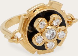Ferragamo Damen Ring mit Blume (52mm) Gold