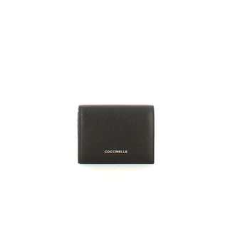 Coccinelle Metallic Soft Card Holder - - Accessories - Damen - Schwarzk - ONE SIZE