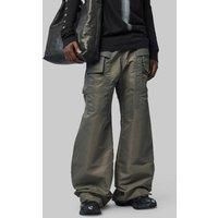 Rick Owens Pantaloni - Creatch Wide Cargo Drawstring