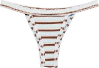 Frankies Bikinis Femme, Maillots de bain, Multicolore, Taille: 40 FR Bas de bikini &agrave; rayures