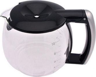 DeLonghi Kaffeekanne mit Deckel, Kaffeemaschine 7313281249, Modernes Design, Metall, 1,0 Liter, Kaffeekanne