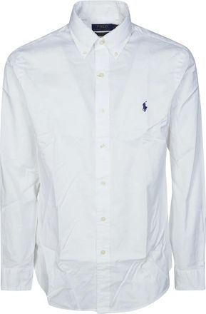 Polo Ralph Lauren Homme, Chemises, Blanc, Taille: S Camicia Twill