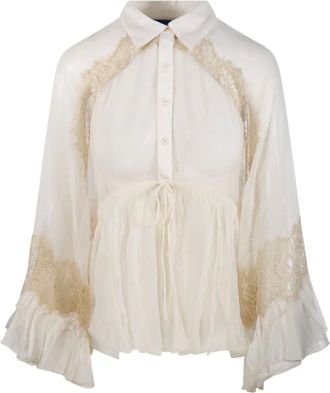 Mes Demoiselles... Femme, Blouses et Chemises, Blanc, Taille: 36 FR Deccala Blouse