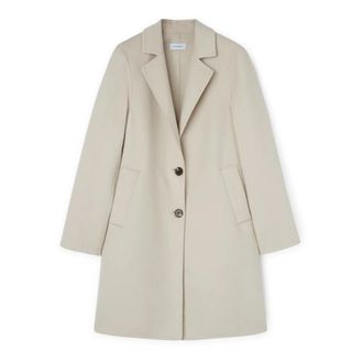 Motivi Ungef&uuml;tterter Wollmantel - - Coats - Damen - Wei&szlig; - L