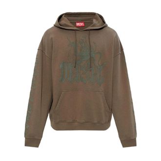 Diesel S-Griffon Hoodie - - Sweatshirts & Hoodies - Herren - Braun - L