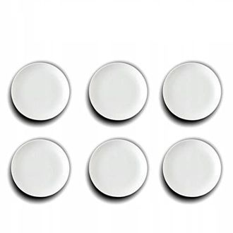 Wilmax England Wilmax WL-991014/A Porzellan Speiseteller mit Rollrand, Weiss, 23cm Durchmesser