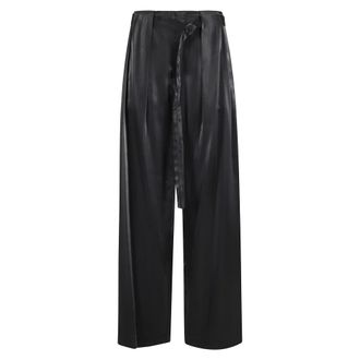 Isabelle Blanche Femme, Pantalons, Noir, Taille: 36 FR Wide Pantalons