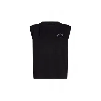 Karl Lagerfeld Femme, Tops, Noir, Taille: 38 FR Karl Lagerfeld - Hauts > T-shirts