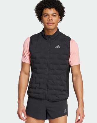 adidas Adizero - Doudoune de course sans manches - Noir