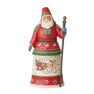 Enesco Jim Shore - Heartwood creek Father of the North (15th Annual Lapland Santa) 2022