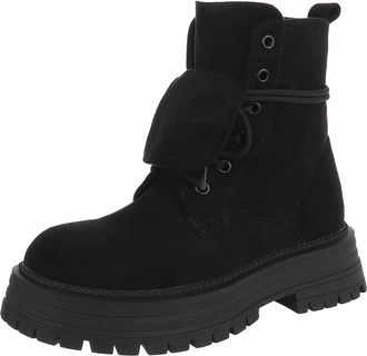 Ital-Design Schn&uuml;rstiefelette