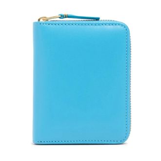 Comme Des Gar&ccedil;ons unisex, Accessoires, Bleu, Taille: ONE Size Blue wallet in leather