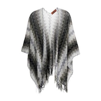 Missoni Femme, Vestes, Multicolore, Taille: ONE Size Poncho