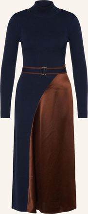 Reiss Reiss Strickkleid Misty Im Materialmix blau