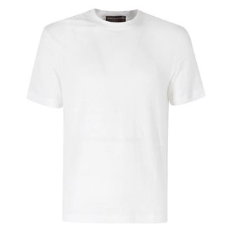 FILIPPO DE LAURENTIIS Jerlin Leinen T-Shirt - - Tops - Herren - Wei&szlig; - 2XL