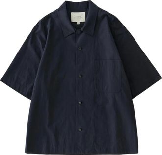 STUDIO NICHOLSON Homme, Chemises, Bleu, Taille: S Agios Short Sleeve Shirt