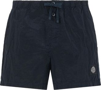 Stone Island Homme, Maillots de bain, Bleu, Taille: L Short de bain en nylon