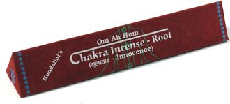 Guru Shop Chakra Incense, R&auml;ucherst&auml;bchen - Root, 18x3x3 cm
