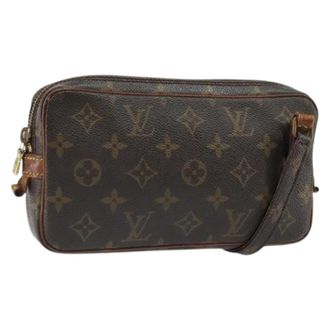 Louis Vuitton Pre-owned Vintage Canvas Umh&auml;ngetasche - - Pre-owned - Damen - Braun - ONE SIZE