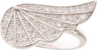 Nialaya Femme, Accessoires, Gris, Taille: 51 MM Bague en Argent avec Zircone Cubique